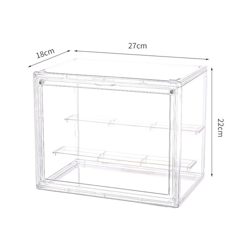 -Box Storage Display Stand Figure Shelf Transparent Display Cabinet Acrylic Mart Doll Display Box