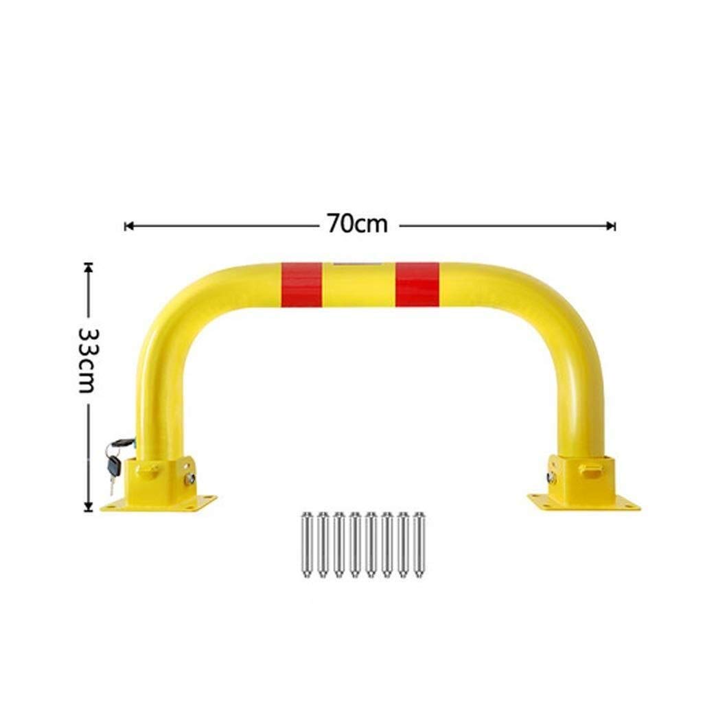 - Parking Locks Parking Piles Parking Barriers Automatic Parking Pile Crash Site Parking Pile U-Locked Outdoor Parking Bollard/70 * 33Cm