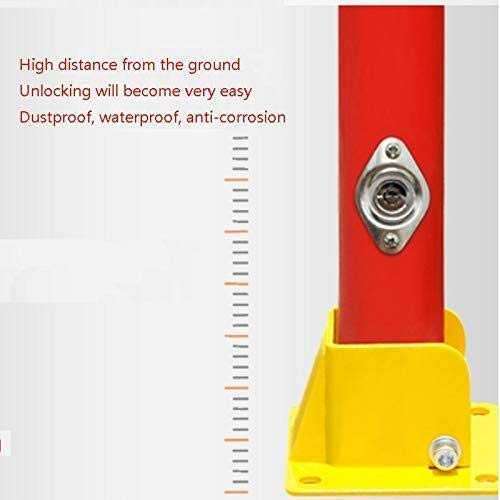- Parking Locks Parking Piles Parking Barriers Automatic Parking Pile Crash Site Parking Pile U-Locked Outdoor Parking Bollard/70 * 33Cm
