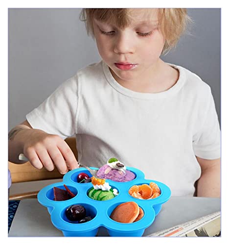 - Do-it-yourself, development thinking, food grade Summer Reusable Silicone Baby Food Freezer Tray Molds Storage Frozen Baby Food Storage Containers Kitchen Tools (Color : A) A (Color : B)