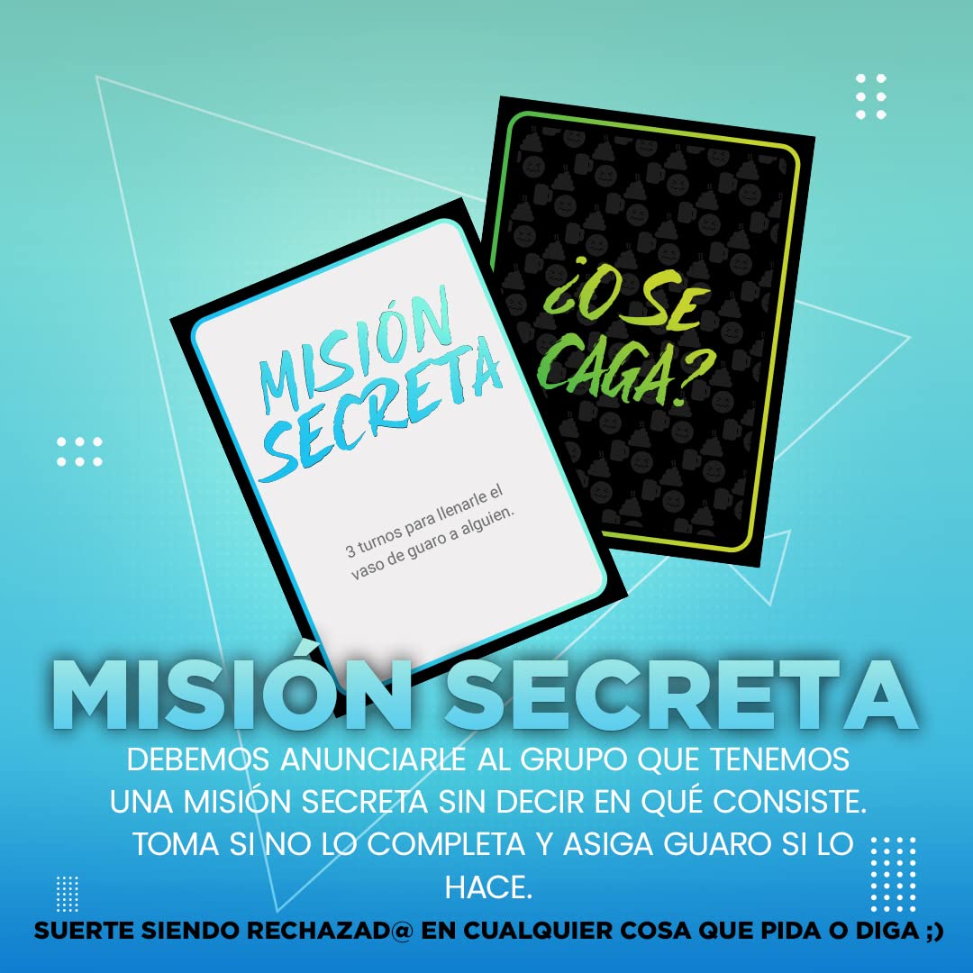 ¿O se caga? | Drinking Game en Español con 153 cartas