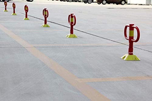 - Parking Barriers Lockable Metal Car Parking Lock Bezel, The Bezel and The Manual Parking Space-Saving, with Two Keys, As with a Reflecting Marker Bollard