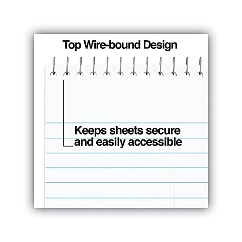 ---Universal 96920 Steno Book, Gregg Rule, 6 x 9, White, 80 Sheets, 6 Pack