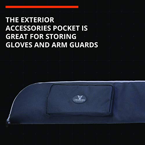 .30-06 Outdoors Combat Recurve Longbow Case with Accessory Pouch, 68 Inch, Black, One Size (CBR68-1)