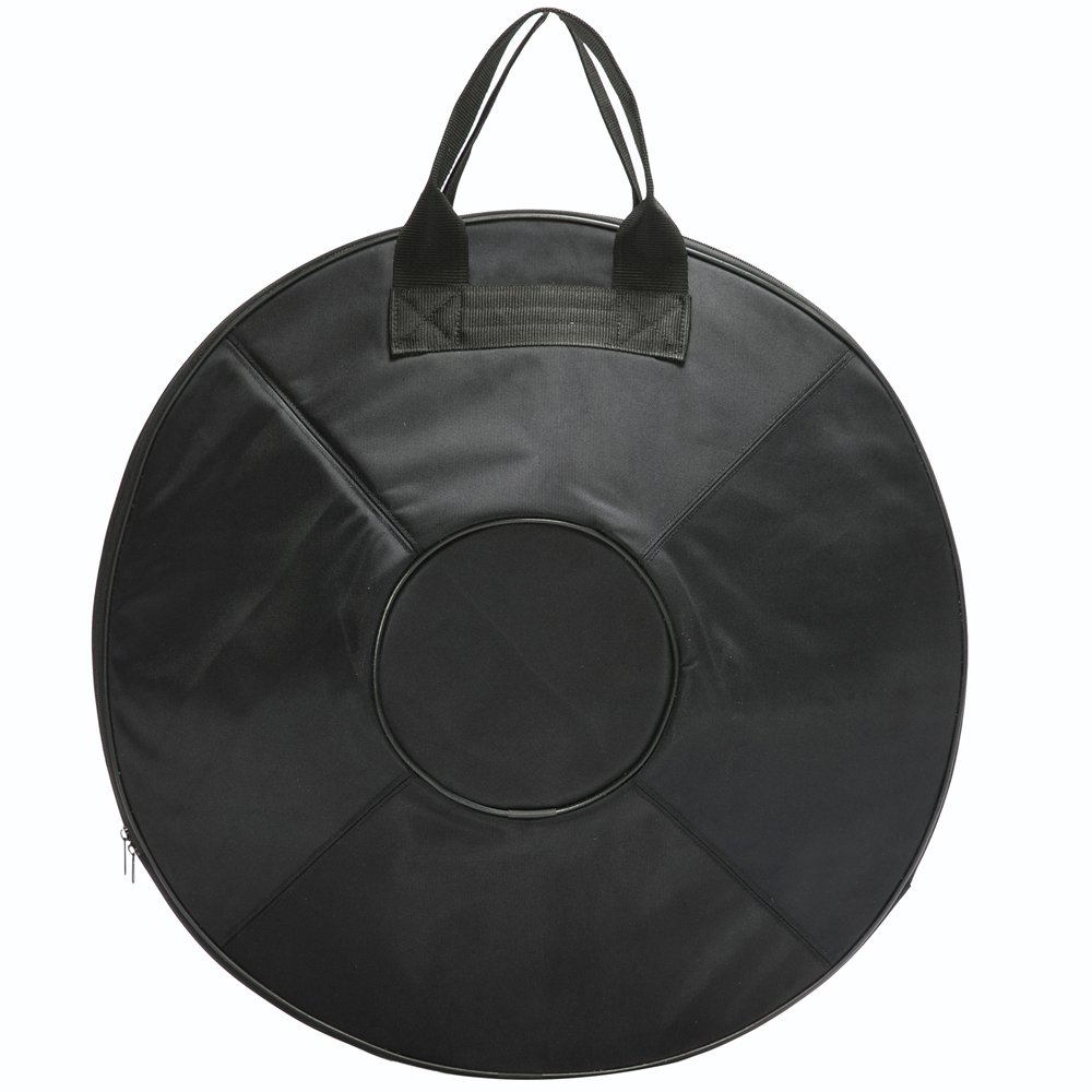 "Lark Music" hand pan in D Minor 9 notes steel hand drum + Soft Hand Pan Bag (22.8" (58cm), Deep Blue (D Minor), Gift Idea