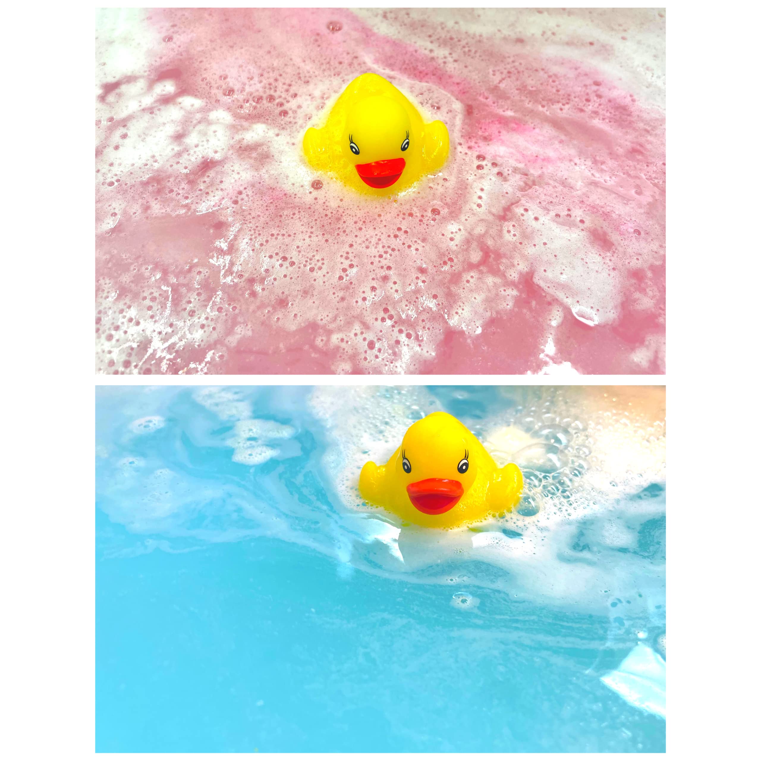 'Waddle It Be?' Gender Reveal Fizz Set of 2 | Water Color Change to Pink or Blue (Rubber Duck)