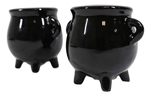 "Home Décor Accents" Halloween Witching Hour Witch Magic Cauldrons Salt N Pepper Shakers - Home Accents 33-kl1-9016