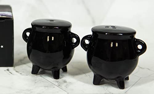 "Home Décor Accents" Halloween Witching Hour Witch Magic Cauldrons Salt N Pepper Shakers - Home Accents 33-kl1-9016