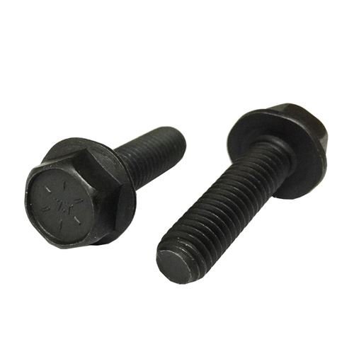 (10) 5/16-18x1 Grade 8 Hex Flange Bolts Frame Cap Screws Phos & Oil