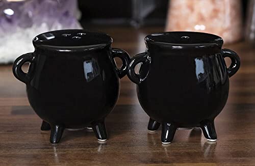"Home Décor Accents" Halloween Witching Hour Witch Magic Cauldrons Salt N Pepper Shakers - Home Accents 33-kl1-9016