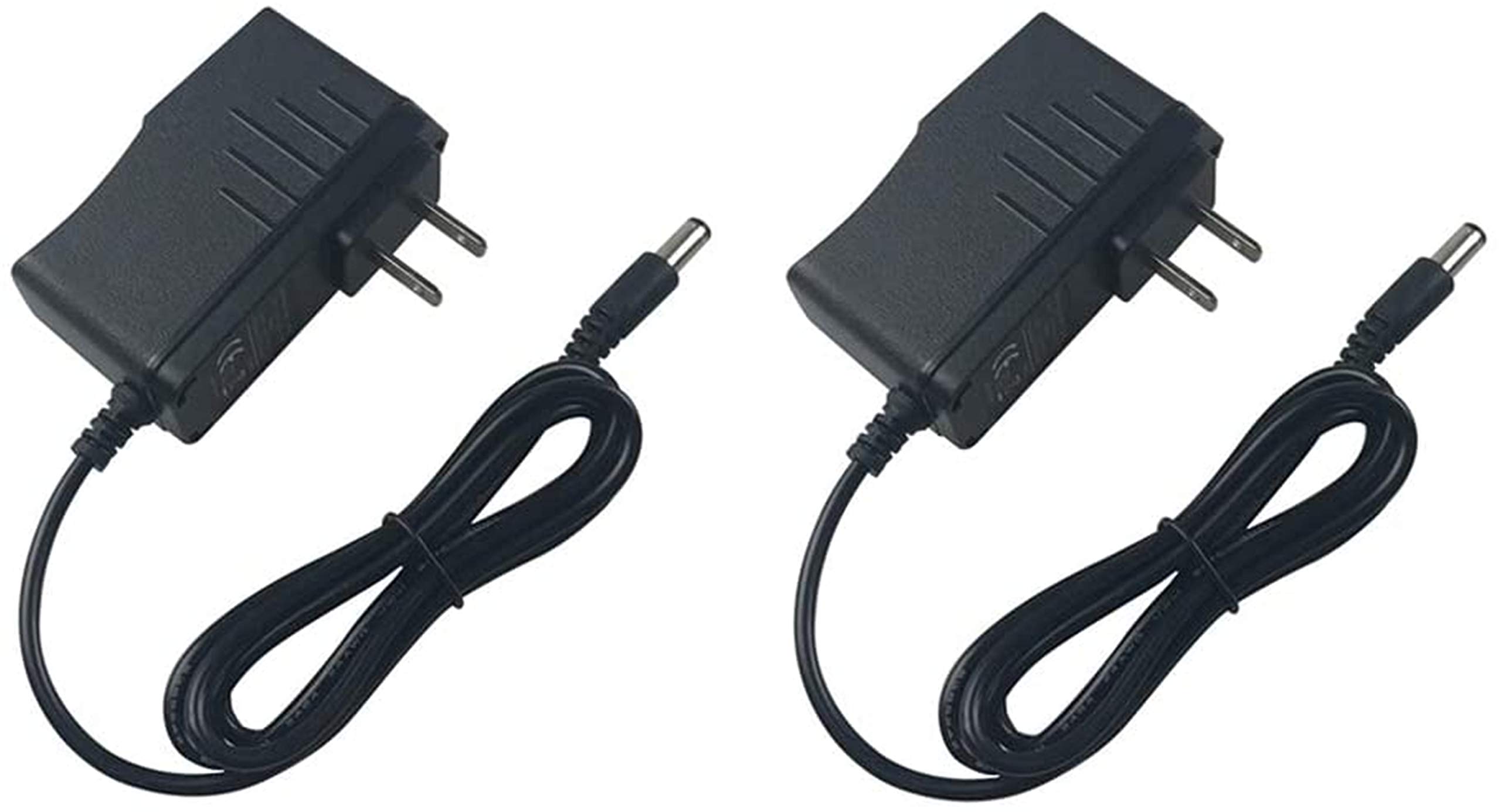 (2 Pack) 5V 2A Power Supply Adapter, BOLWEO AC 100-240V to DC 5V 1A Adaptor Cord Compatible with Baby Monitor,TV Box, Speaker, Camera,Audio/Video, 5V Router, DC Jack Barrel 5.5mmx2.1mm