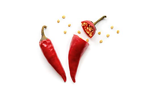 "Tabasco" Red Hot Chili Pepper Seeds for Planting, 50+ Heirloom Seeds Per Packet, (Isla's Garden Seeds), Non GMO Seeds, Botanical Name: Capsicum frutescens, Great Home Garden Gift