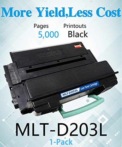 (1-Pack, Black) Compatible Samsung 203L MLT-D203L Toner Cartridge D203L Used for Samsung ProXpress SL-M3320ND SL-3310 M3370FD M3820DW M3870FW M4020ND M4070FR M4070FX Printer, by MuchMore