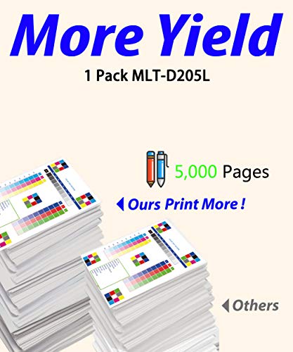 (1-Pack, Black) ColorPrint Compatible MLT-D205L Toner Cartridge Replacement for Samsung D205L MLTD205L 205L Work with ML-3312ND ML-3712ND ML-3712DW SCX-4835FR SCX-5639FR SCX-5739FW Printer