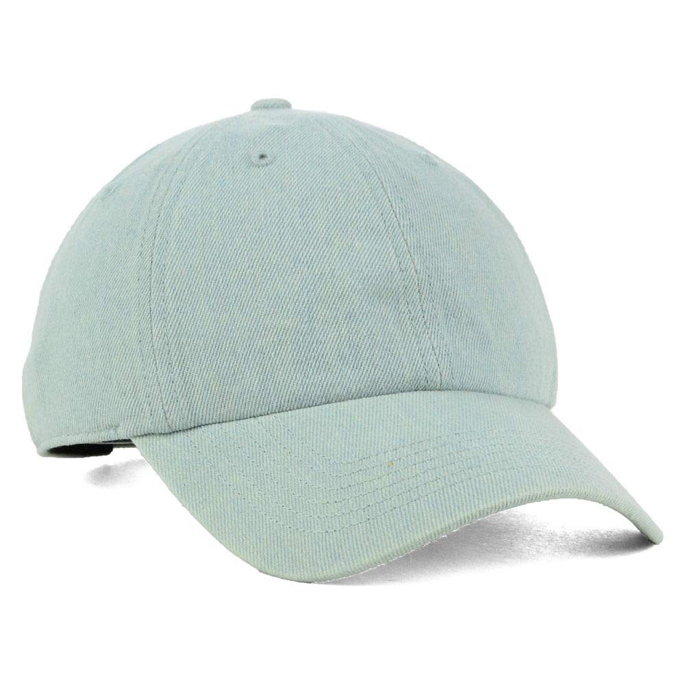 '47 Blank Classic Clean Up Cap, Adjustable Plain Baseball Hat for Men and Women β Pastel Denim