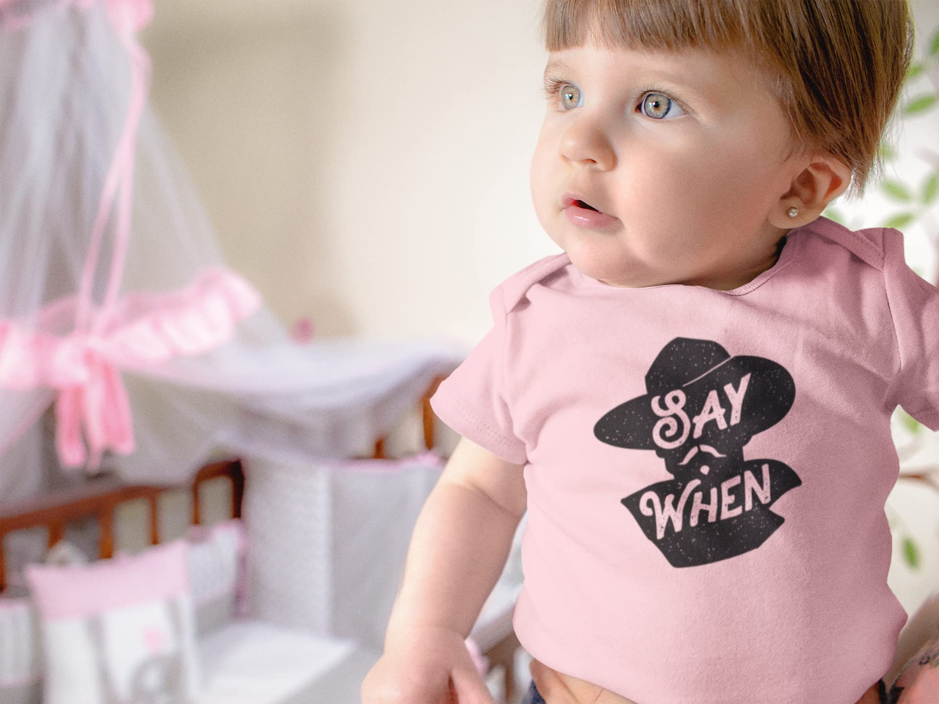 Say When Infant Bodysuit Doc Holliday Unisex Baby Girl Boy Clothes Outfits Black 6M