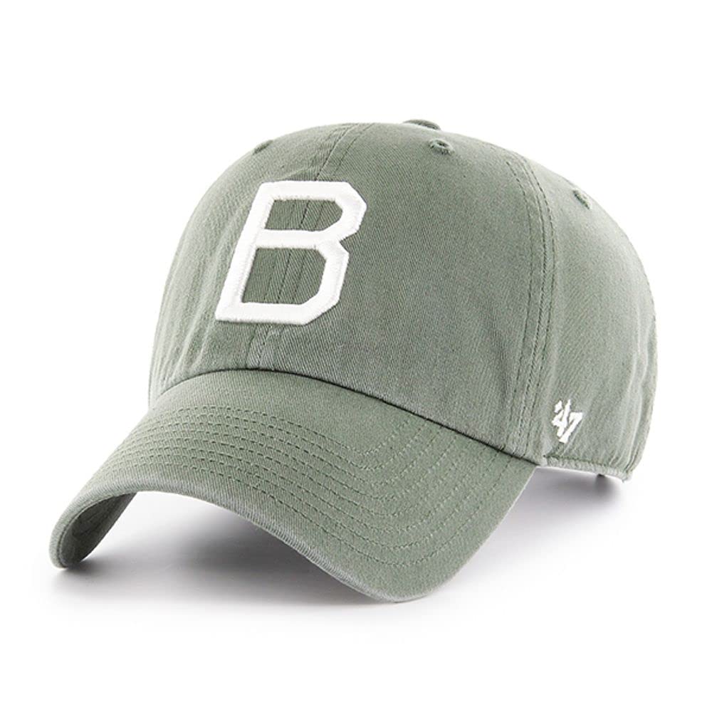 '47 Los Angeles (Brooklyn) Dodgers Cooperstown Clean Up Dad Hat Baseball Cap - Moss Green