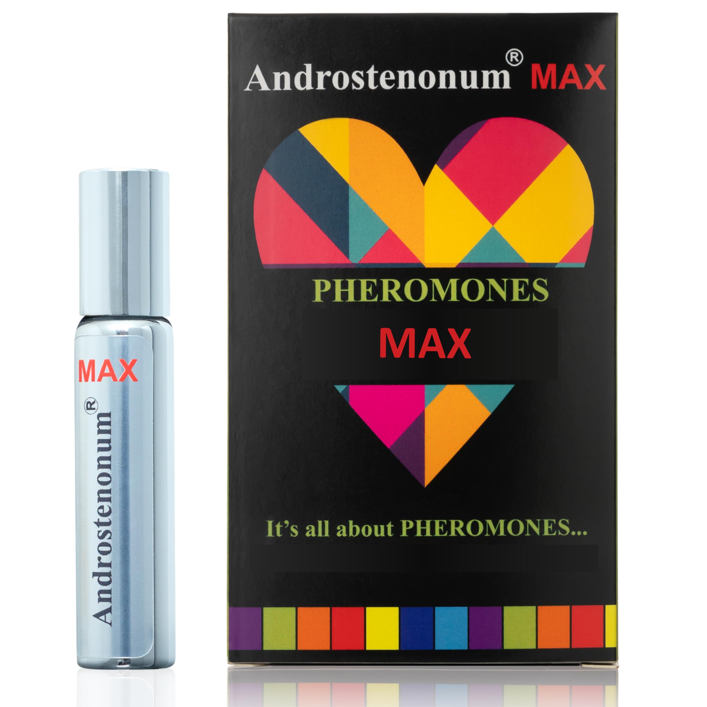 'ANDROSTENONUM MAX 100% Pheromone for men 8ml Human Pheromones Ultra Strong for Him Long Lasting Pheromone Cologne with Musky Scent Mens