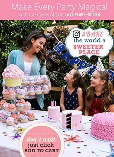 (12Pack x 12 Sets) STACK'nGO Cupcake Carriers - Sturdy Strong High Tall Dome Containers Plastic Disposable Storage Boxes Dozen Compartments Slots Holder Cupcakes Box Tray Container Cup Cake Holders