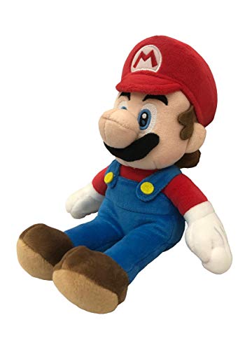 "Little Buddy 1583 Super Mario All Star Collection - 1583 - Mario Medium Stuffed Plush, 14""", multi-colored