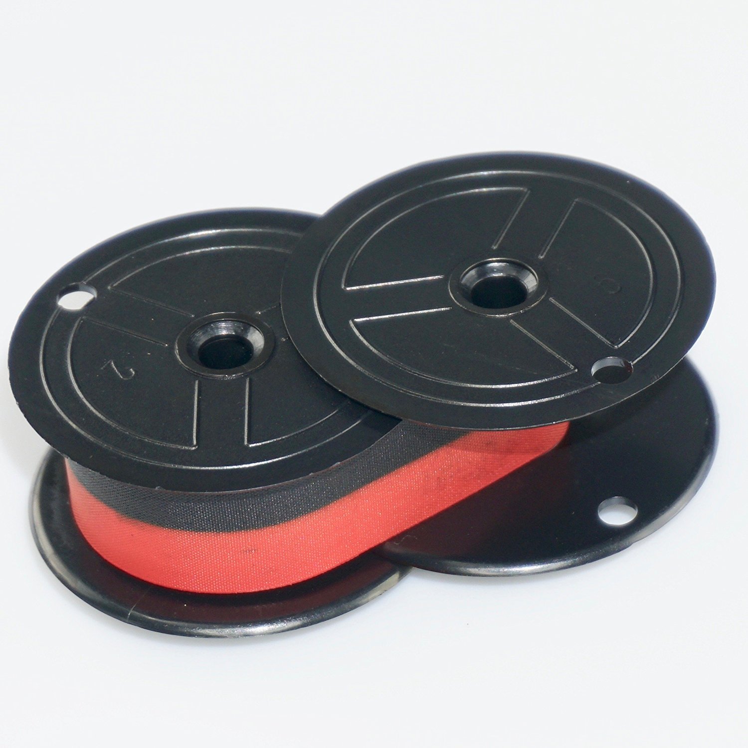 "Package of Three" Canon MP-18DII Calculator Ribbon, Black and Red, Compatible