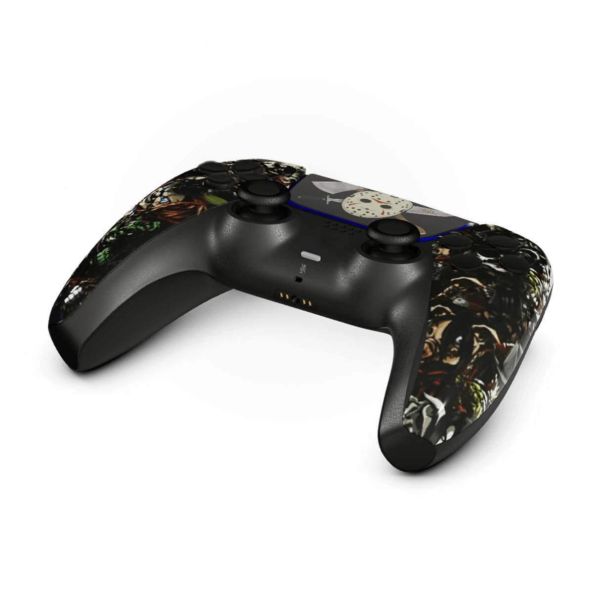 "Scary Party" Custom UN-MODDED Wireless PRO Controller compatible with PS5 Exclusive Unique Design