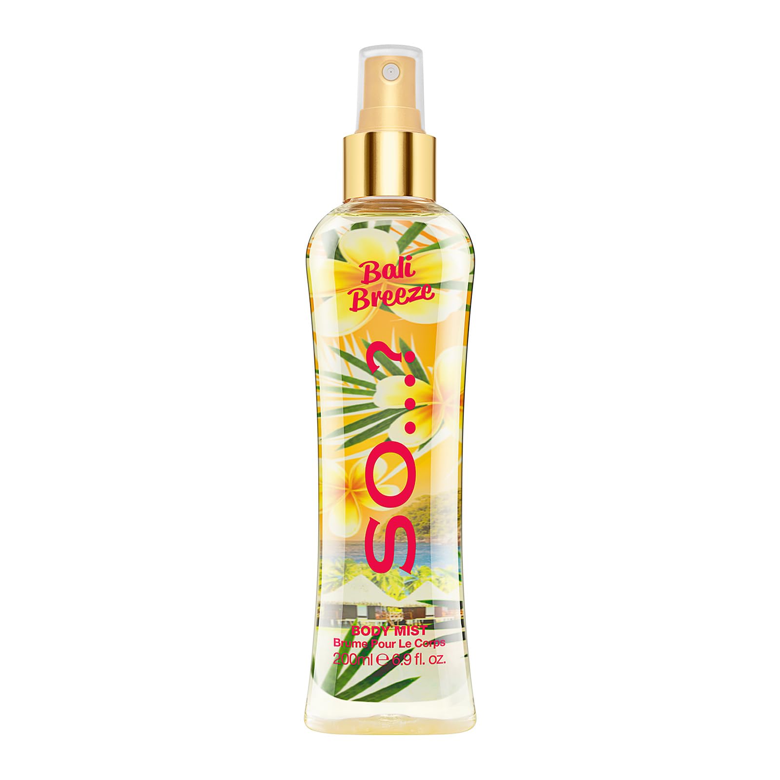 So…? Bali Breeze Body Mist - Perfume for Women with Tropical Aroma - Body Spray for Women with Coconut, Almond and Vanilla Notes - 6.9 oz