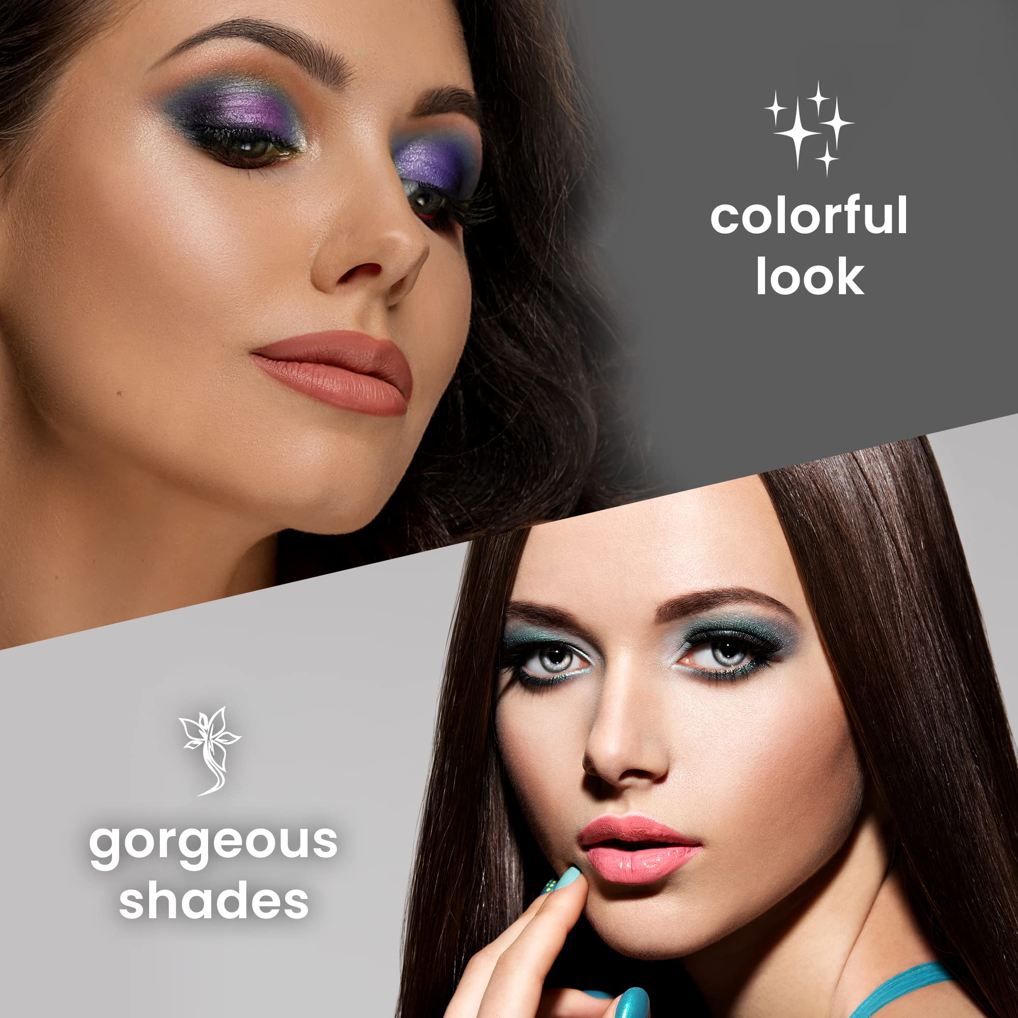 Ccolor Cosmetics Fairy Tale Eye Shadow Palette Makeup, 18 Ultra-Blendable, Vibrant Matte & Shimmer Eyeshadow - Eyeshadow Palette Set With Mirror - Long Lasting, Travel-Size Makeup Palette