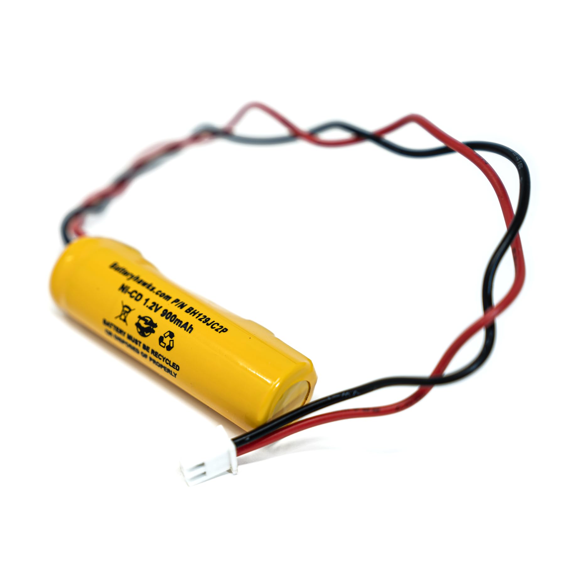 (10 Pack) OSA268 Custom-332 ELB CS01 EXR LED EL M6 AA900mAh 1.2v Ni-CD AA 900mAh 1.2v Battery Exit Sign Emergency Light BST D-AA900BT