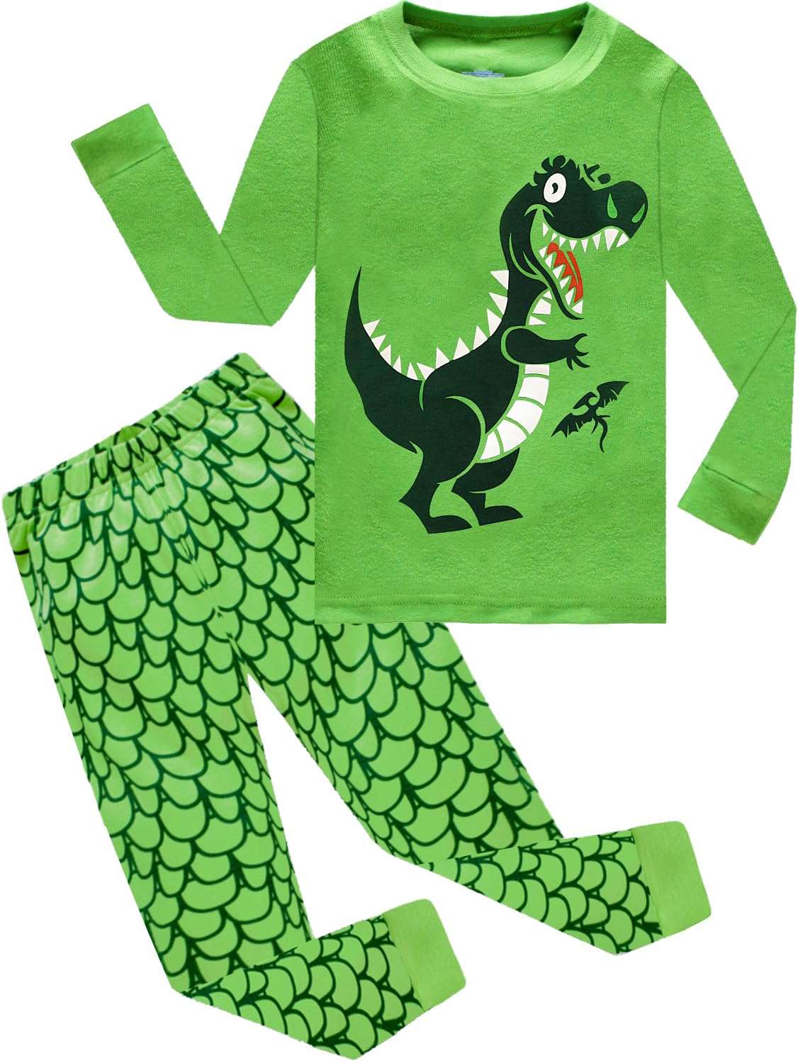 Little Hand Baby Boys Dino Pant Sets Kids & Toddler Boys Pajama 2 Piece Cotton PJS Sleepwear 2 3 T