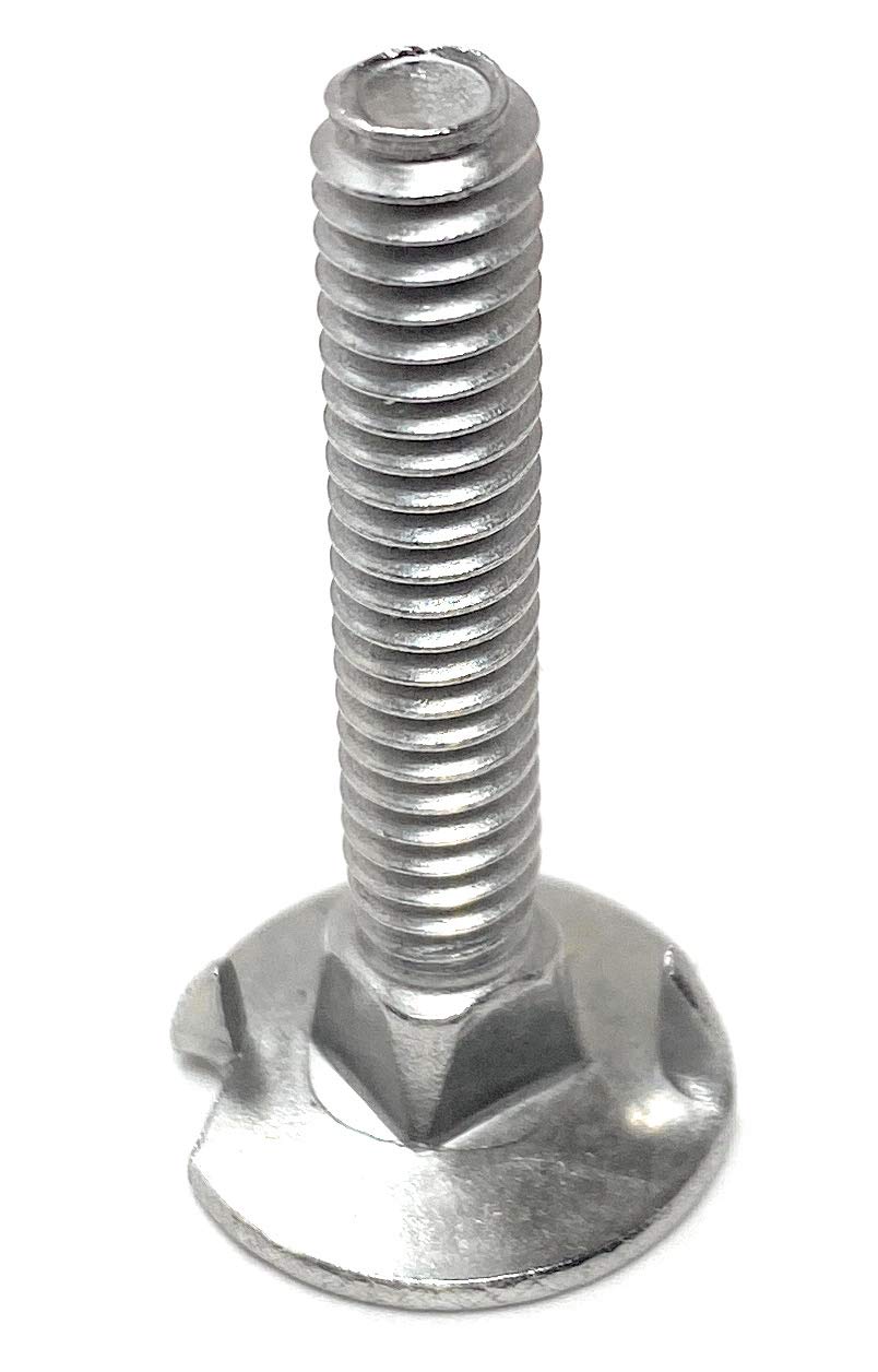 (10) 1/4-20x1-1/2 Stainless Steel Fanged Elevator Bolt Square Neck (3/4 Diameter Head) 18-8