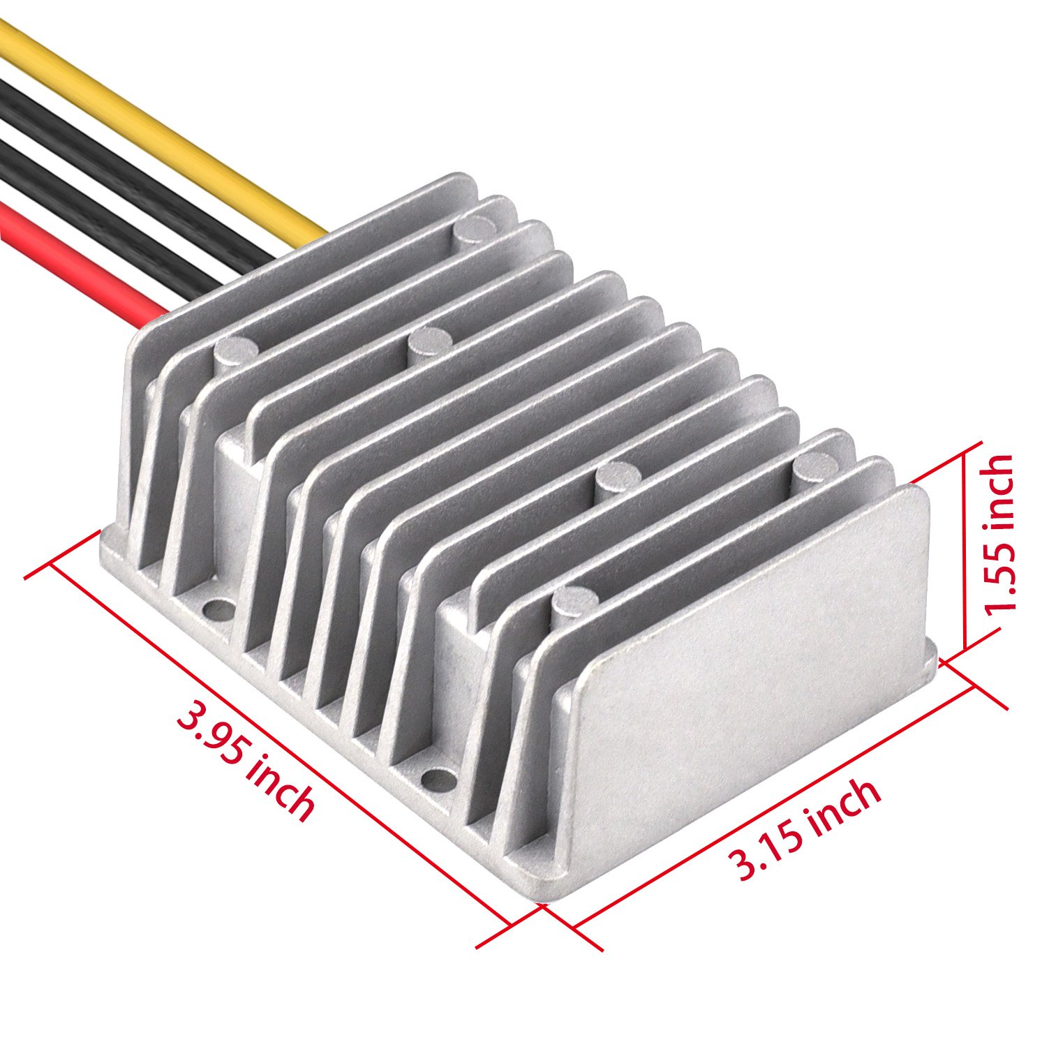 Cllena DC/DC 24V 36V to 48V Boost Converter 10A 480W Step Up Voltage Regulator Module Car Power Supply Voltage Transformer (Input 20V-42V)