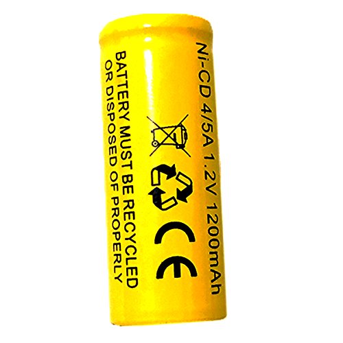 (3 Pack) 1.2v 1200mah Ni-cd Battery Replacment for Exit Sign Emergency Light Lithonia LES ELN LRES ELN Lithonia ELB1201N ELB-1210N ELB-1201N Sanyo KR-1200AUL KR1100AE KR-1500AUL