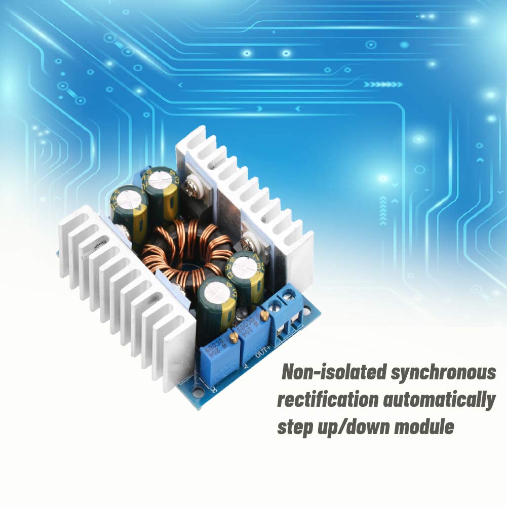 Voltage Converter Module DC 5-30V to 1.25-30V,Automatic Step Up/Down Converter,Boost/Buck Voltage Regulator,Regulated Converter Module,Over Current, Short Circuit, Over Temperature
