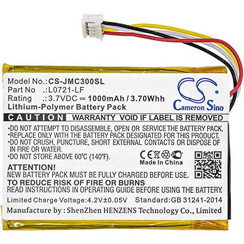 XPS Replacement Battery for JBL Clip 3, Clip 3AN, Clip 3SAND PN L0721-LF