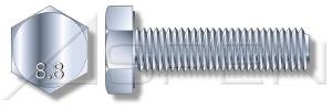 (100pcs) M16X60 Metric Hex Head Cap Screws/Hex Bolts Grade 8.8 Steel, Zinc Plated Full Thread