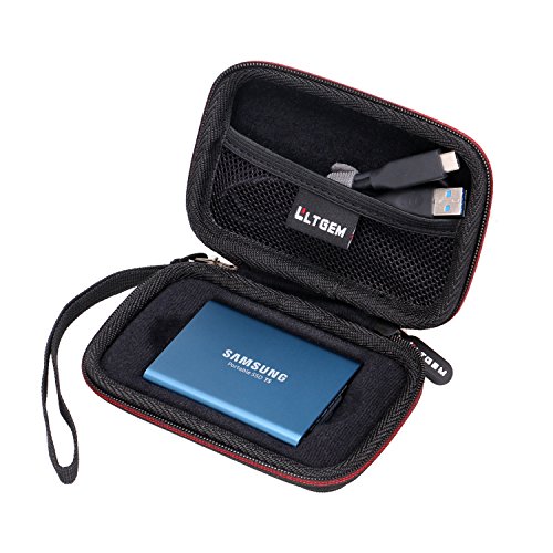 LTGEM EVA Hard Travel Carrying Case for Samsung T5/T3/T1 Portable 250GB 500GB 1TB 2TB SSD USB 3.1 External Hard Drives