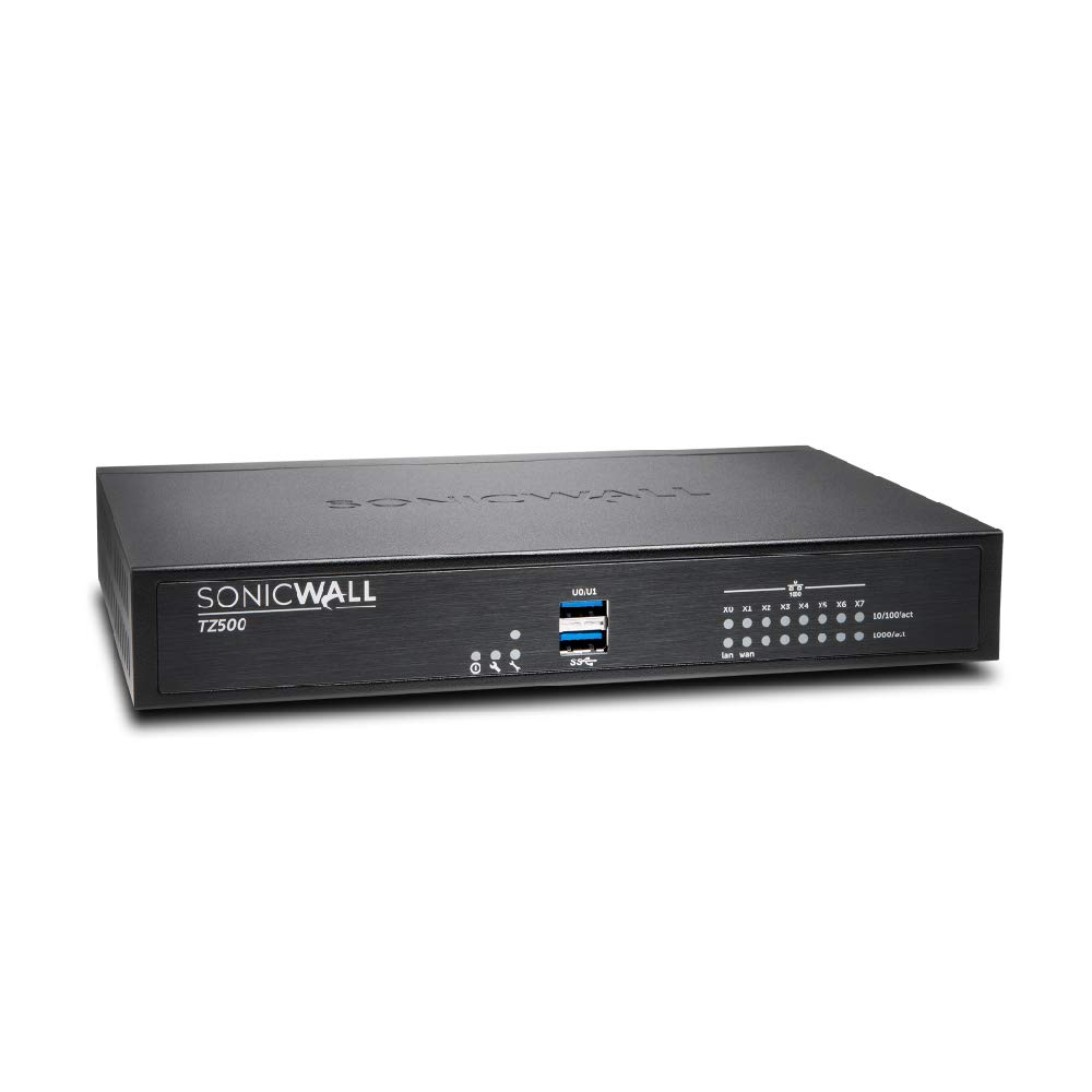 SonicWall TZ500 Network Security Appliance and 1YR TotalSecure Advanced Edition (01-SSC-1708)
