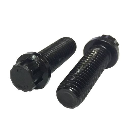 (15) 1/4-20x1-1/2 Alloy 12-Point Flange Screws Black Oxide