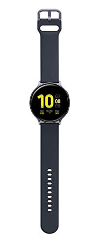 SAMSUNG Galaxy Watch Active 2 Smart Watch 44mm US Version GPS Bluetooth Advanced Health Monitoring Fitness Tracking Long-Lasting Battery, Aqua Black