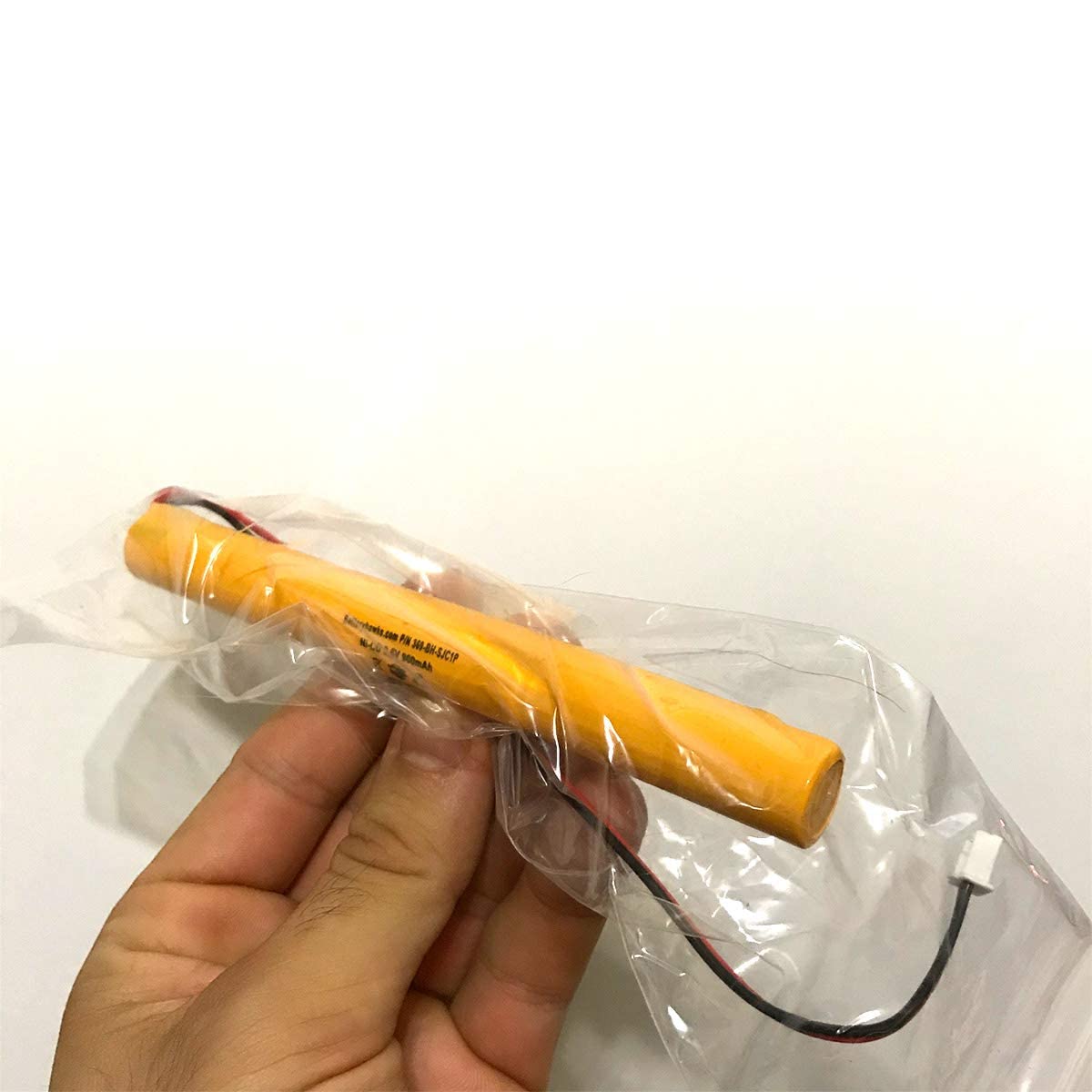 (2 Pack) 3.6v 900mAh Ni-CD Battery Pack Replacement for Emergency/Exit Light 026-186 Battery All Pro 026186 APEL Battery APLEL T26000186
