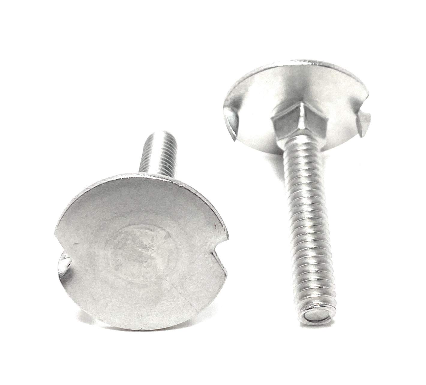 (10) 1/4-20x1-1/2 Stainless Steel Fanged Elevator Bolt Square Neck (15/16 Diameter Head) 18-8