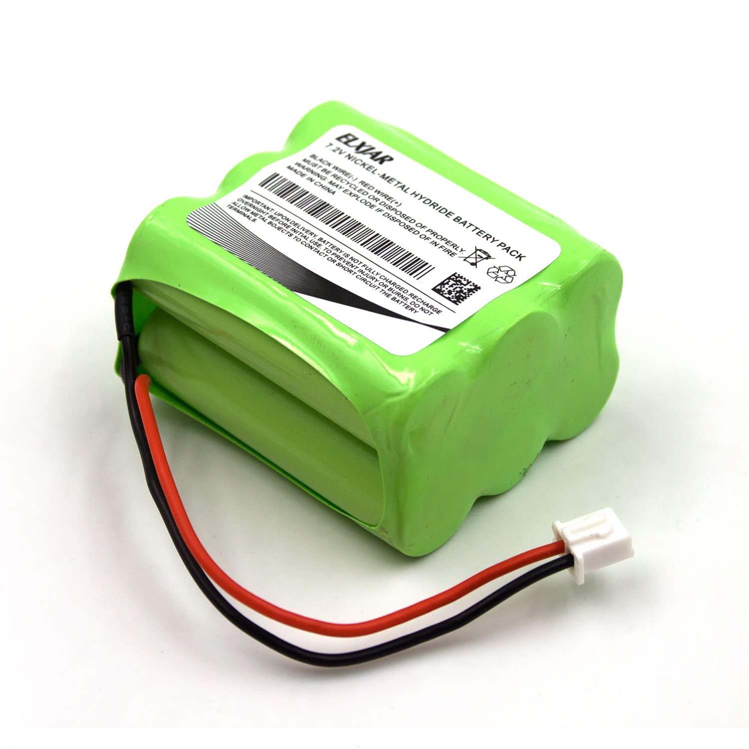 (2-Pack) 7.2V Ni-MH battery Compatible with 2GIG BATT1X, BATT2X, BATT1, GC2 2GIG-CNTRL2, 2GIG-CP2, GCKIT311, 228844 Go Control Panel Security System Alarm, 6MR2600AAY4Z Linear PERS-4200 10-000013-001
