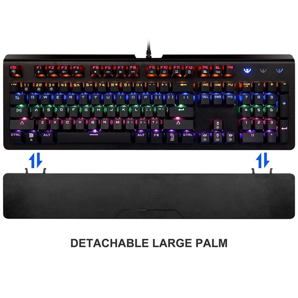 Wyyggnb Gaming Keyboard Computer Wired Mechanical Keyboard Computer Wired USB Plug Keyboard Color Illuminated Game Typing Office Mechanical Axis Touch Keyboard
