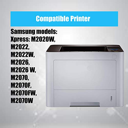 (6-Pack,Black) Compatible 111S 111L MLT-D111L MLT-D111S Toner Cartridge MLTD111S Used for Samsung Xpress Xpress SL-M2020 M2020W M2022 M2022W M2026 M2070FW M2070 Printer, by 4Benefit
