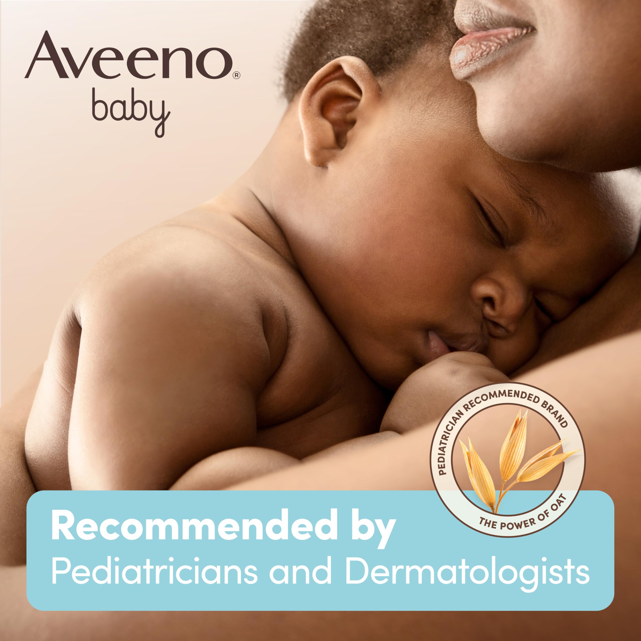 Aveeno Baby Sensitive All Over Wipes with Aloe & Natural Oat Extract for Face, Bottom, Hands & Body, pH-Balanced, Hypoallergenic, Fragrance-, Phenoxyethanol- & Alcohol-Free, 64 ct