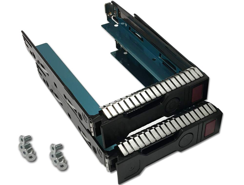 (2 Pack) MDD 3.5" LFF SAS & SATA HDD/SSD Smart Carrier Hard Drive Caddy/Tray (651314-001) for HP Gen8 Gen9 Proliant Server