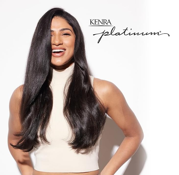 Kenra Platinum Silkening Heat Crème | Brilliant Shine Thermal Styler | Reduces Hot Tool Passes by 50% | Prevents Breakage & Improve Manageability | Heat Protectant | All Hair Types | 3.4 fl. Oz