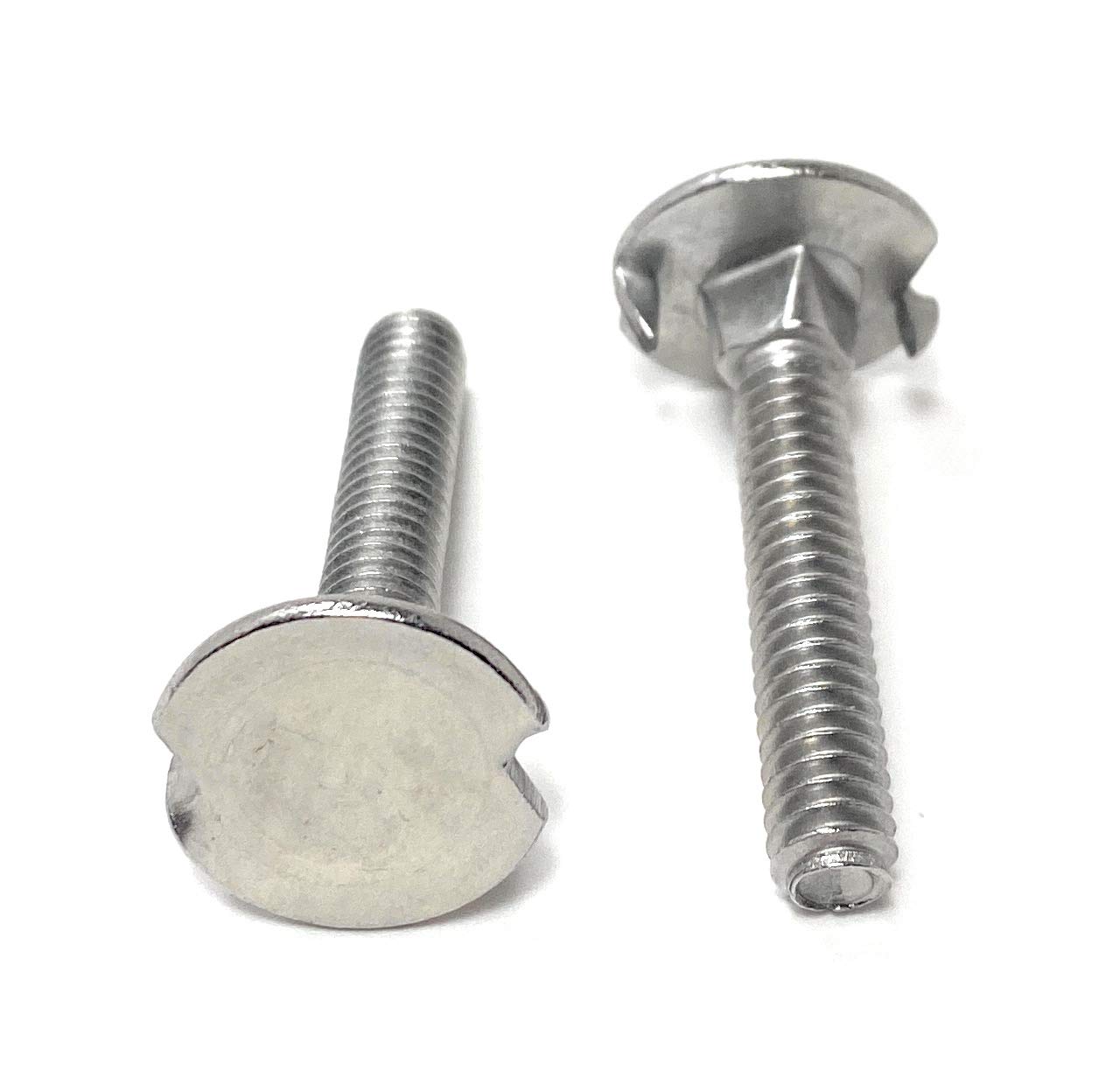 (10) 1/4-20x1-1/2 Stainless Steel Fanged Elevator Bolt Square Neck (3/4 Diameter Head) 18-8