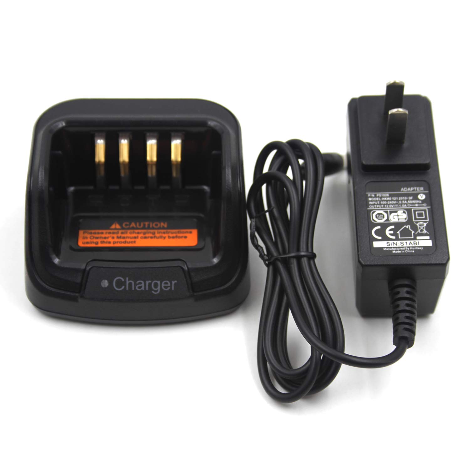(2-Pack) CH10A07 Battery Charger Compatible for Hytera PD782 PD502 PD505 PD562 PD565 PD580 PD602 PD605 PD662 PD665 PD685 PD702 PD705 PD785 PD755 PT580H BL2503 BL2502 BL2006 BL2008 Two Way Radio